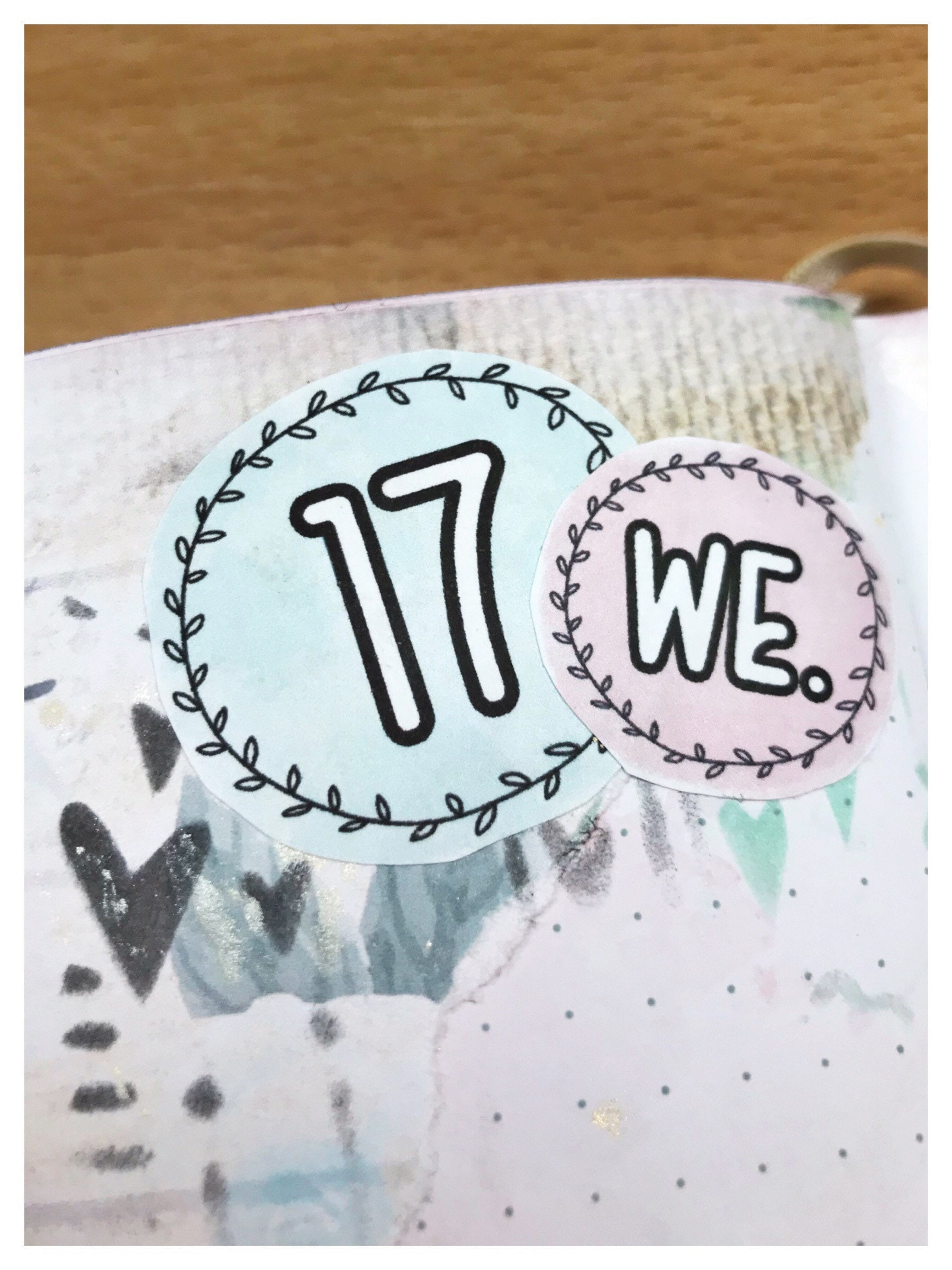 Dates, Days, Spring, Printable, Digital Download, Scrapbook, Journal ...