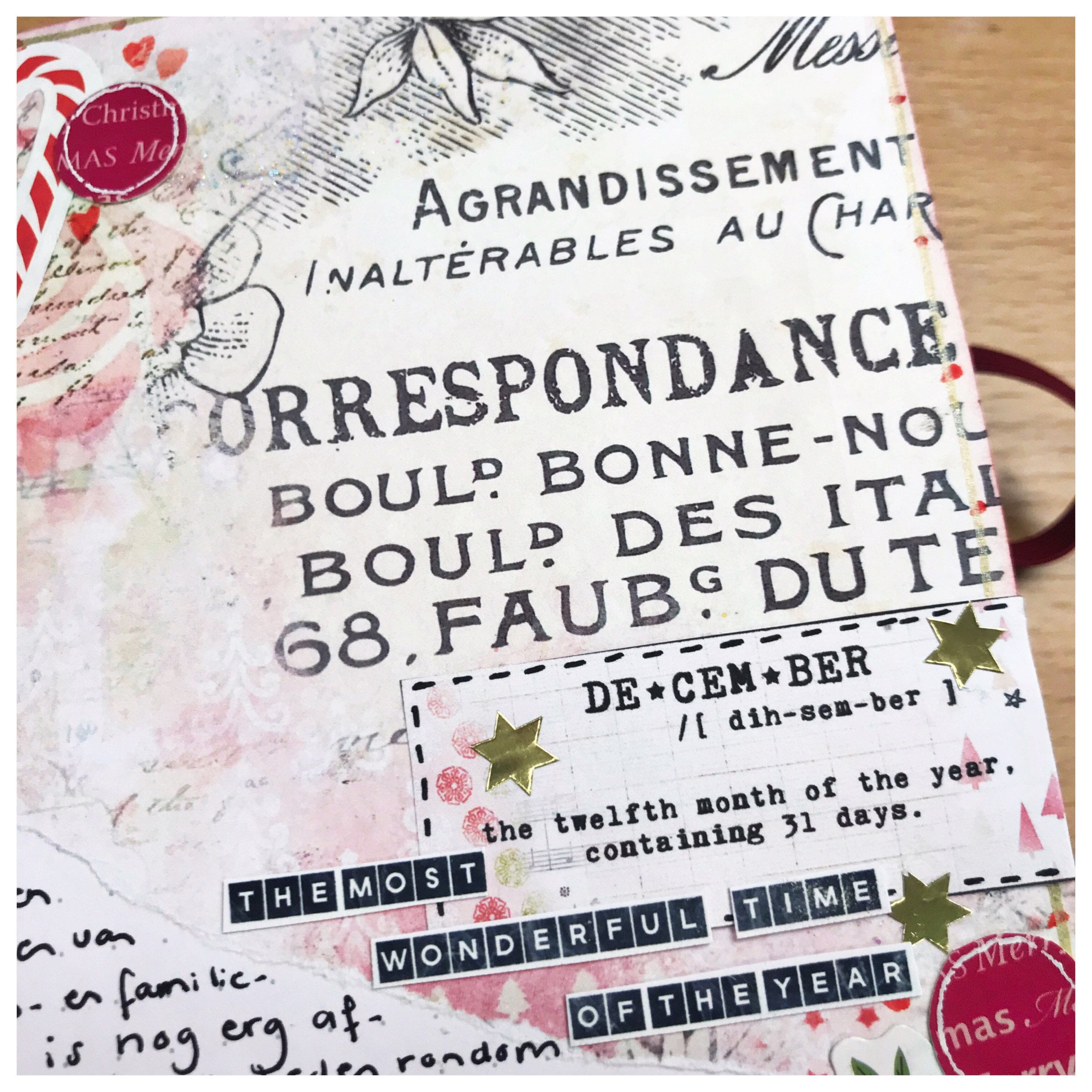 Christmas Background Papers Printable Digital Download | Etsy