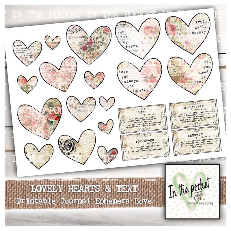 Heart Dictionary Art - Etsy