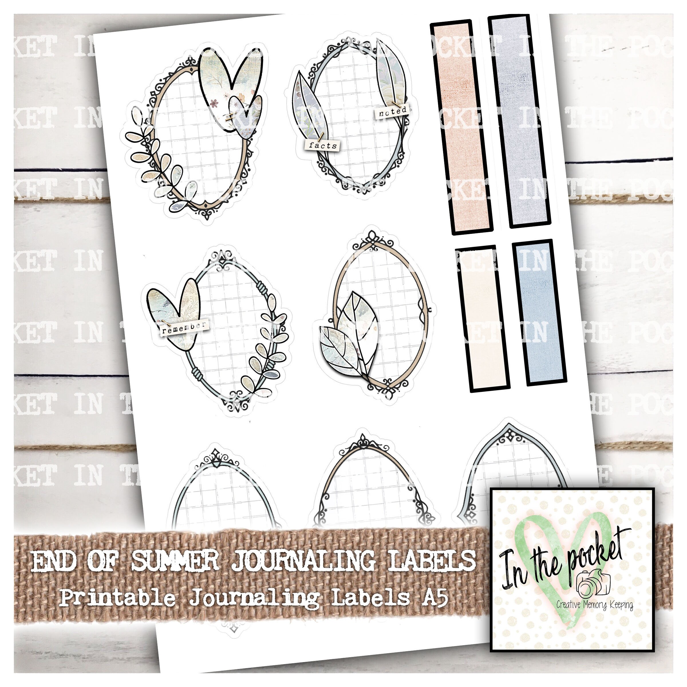 Bundle, Journal, Printable, Kit, Background Paper, Download, Scrapbook ...