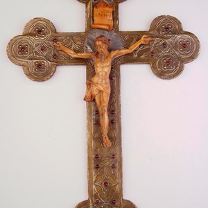 Medieval Style Antique Crucifix - Etsy