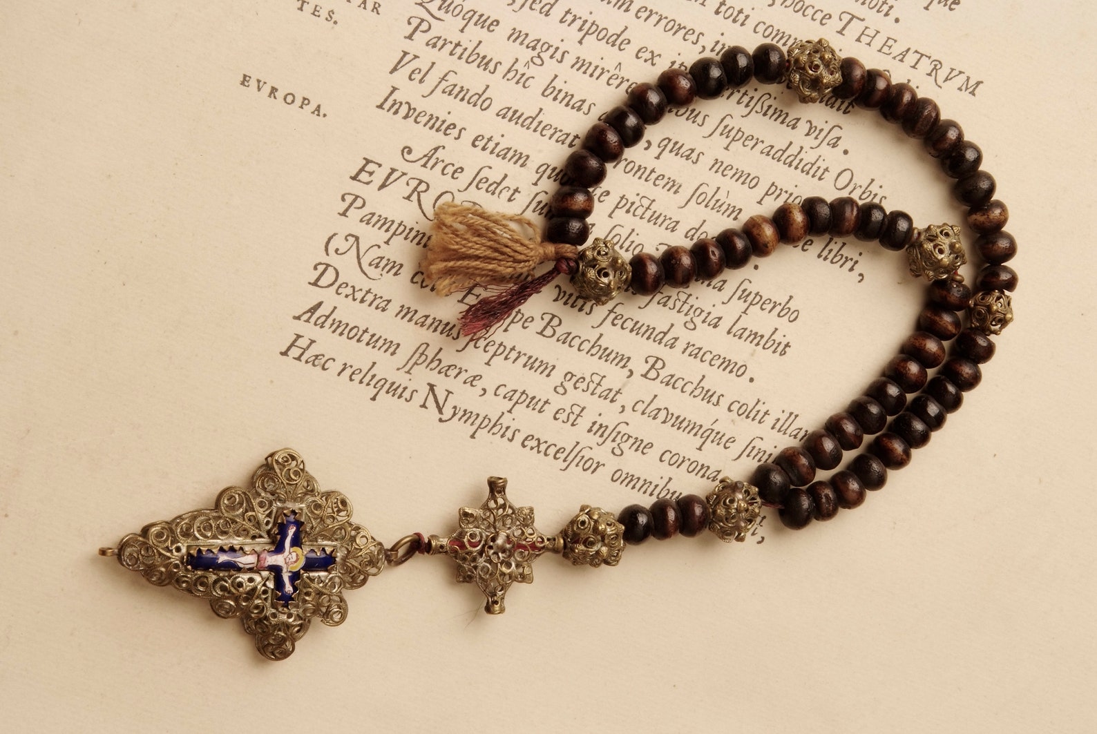 Bone German Antique Bavarian Rosary | Etsy