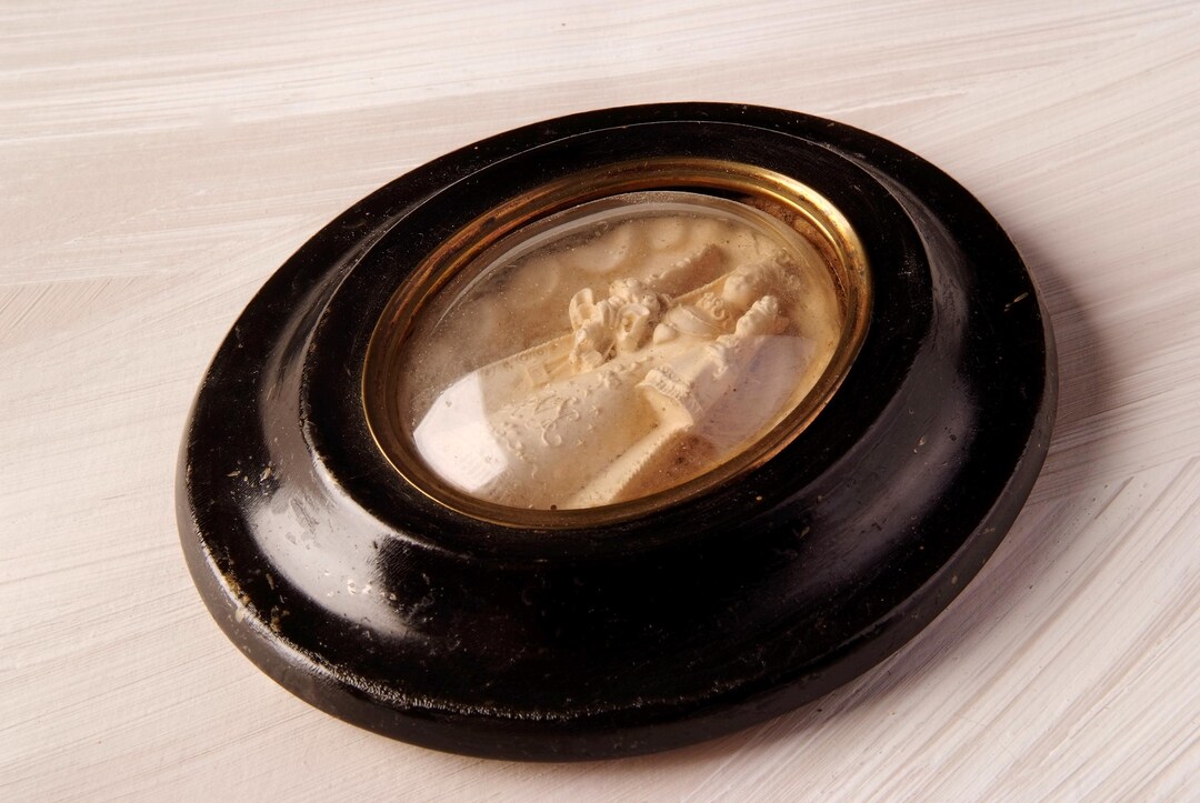 Antique Pipe Clay Madonna - Etsy