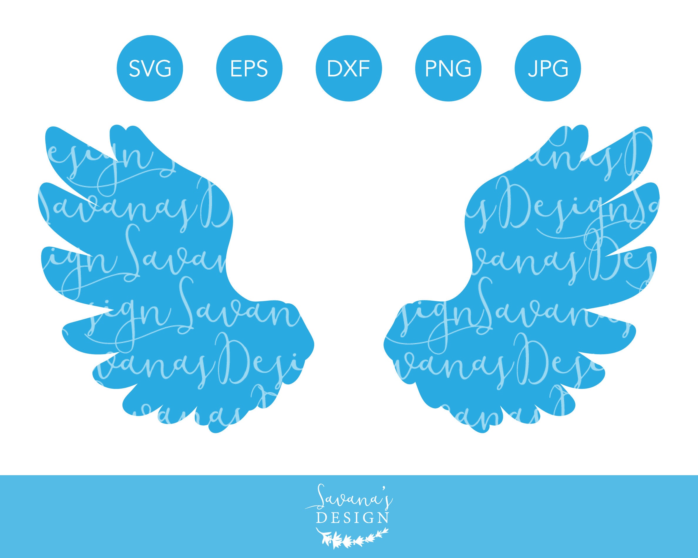Angel Wings SVG Wing Clipart SVG Files for Cricut Instant | Etsy