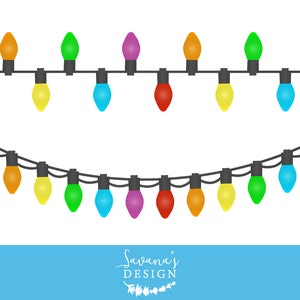 Christmas Lights Clipart, Christmas Lights Clip Art, String of ...