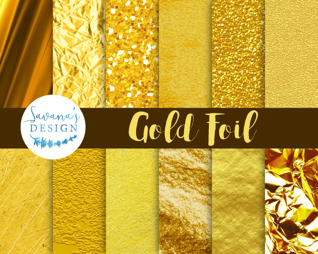 Gold Foil Background, Gold Metallic Paper, Gold Backdrops, Gold Foil ...