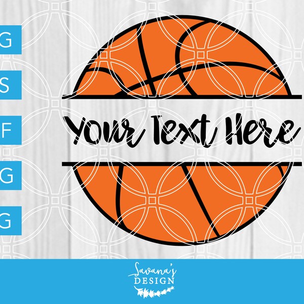 Split Basketball Svg - Etsy