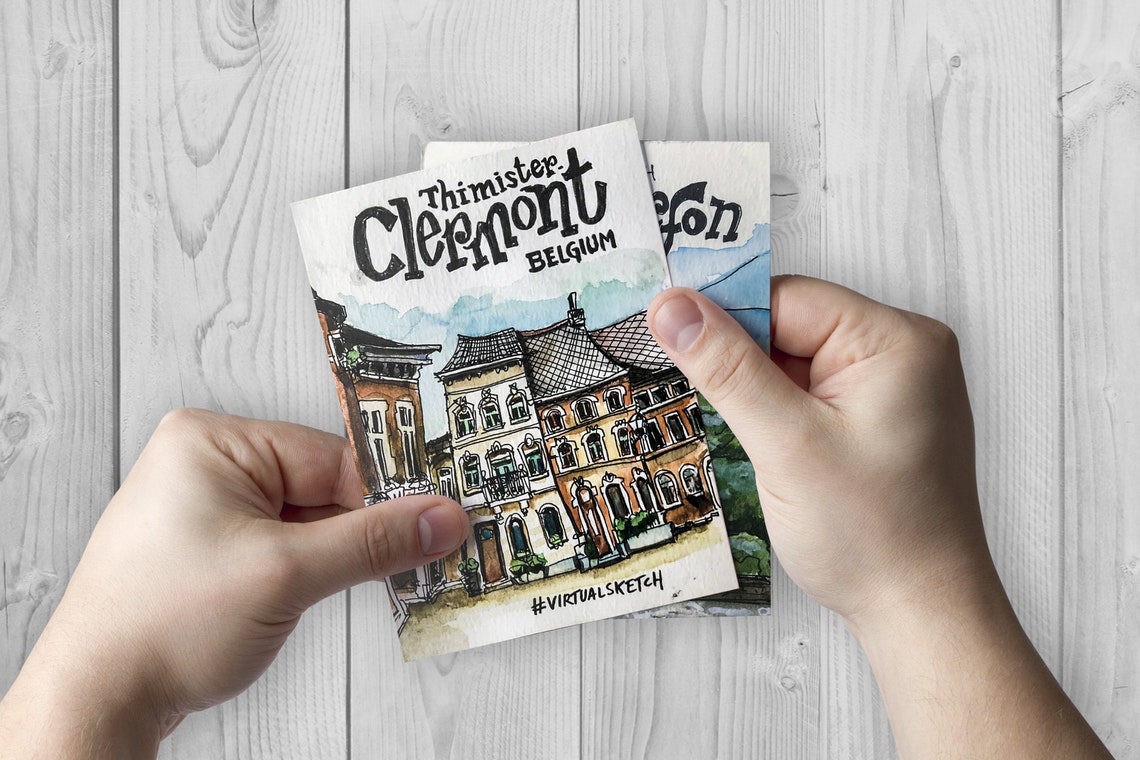 Virtual Sketches - Concertina Booklet Illustrated Book Zine Drawing ...