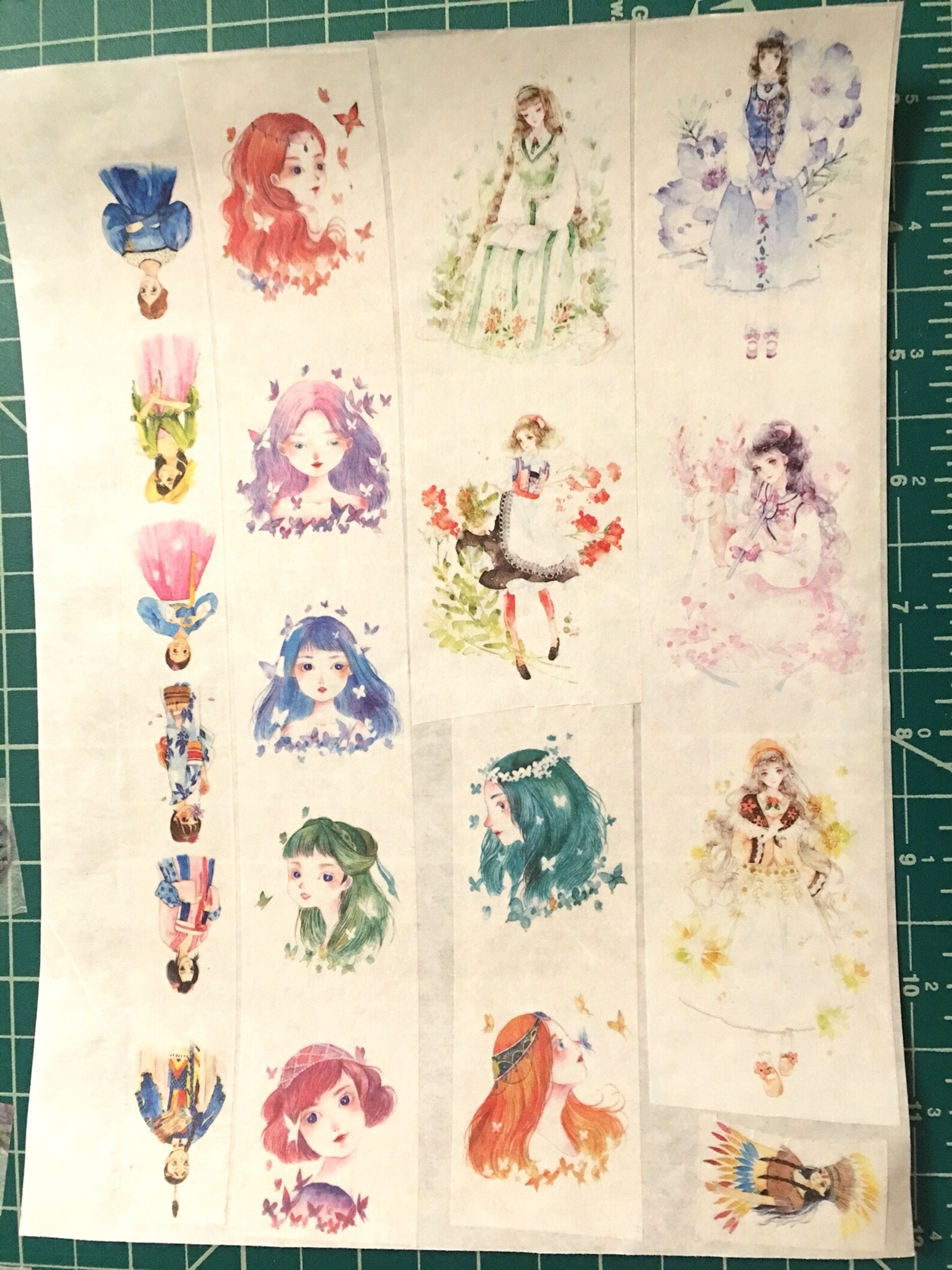 EXTRA Wide-washi Tape Samplers Set-girls-fashion Modern-fairy-princess ...