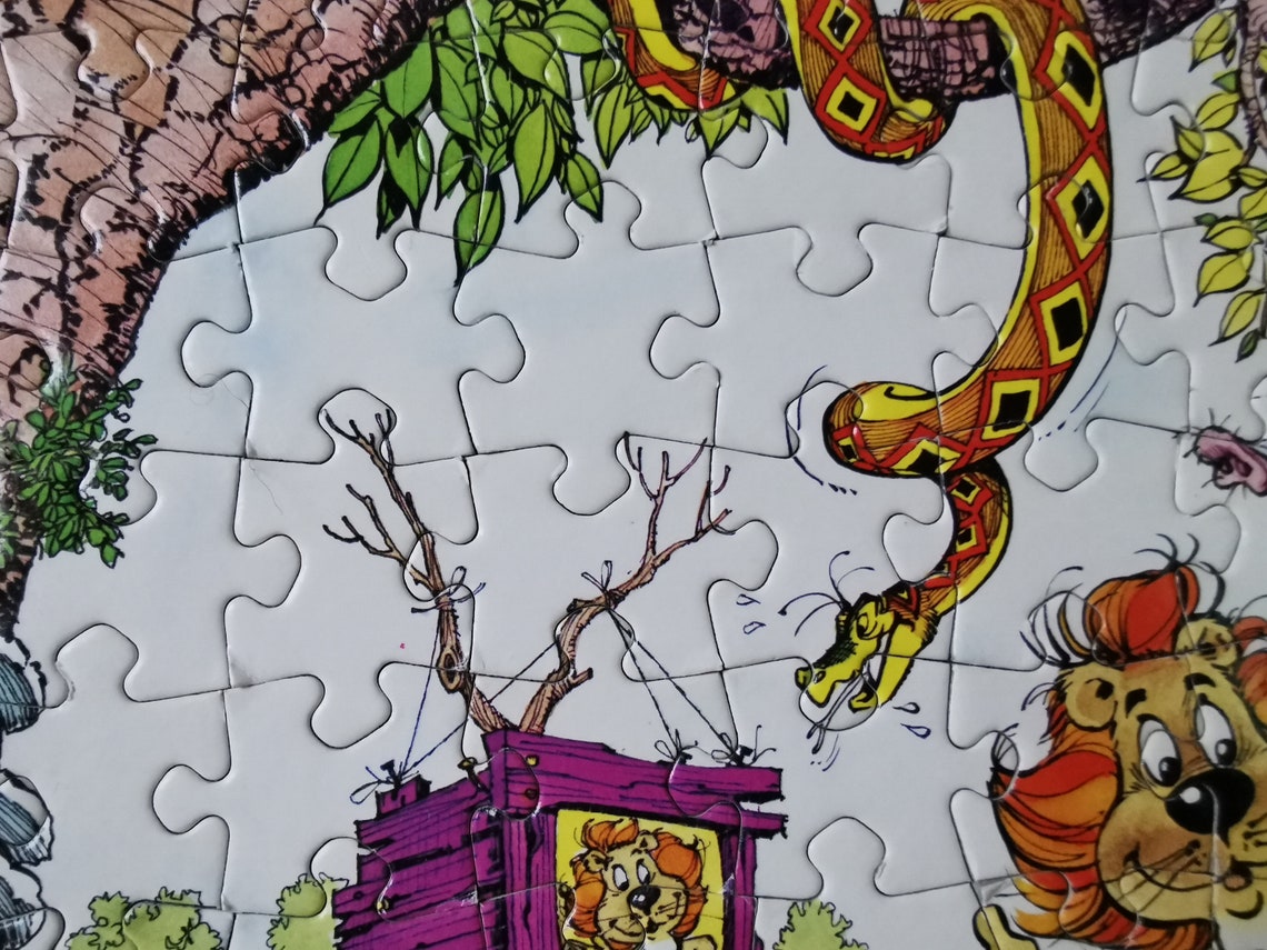 Fun puzzle Loeki 99 pieces | Etsy