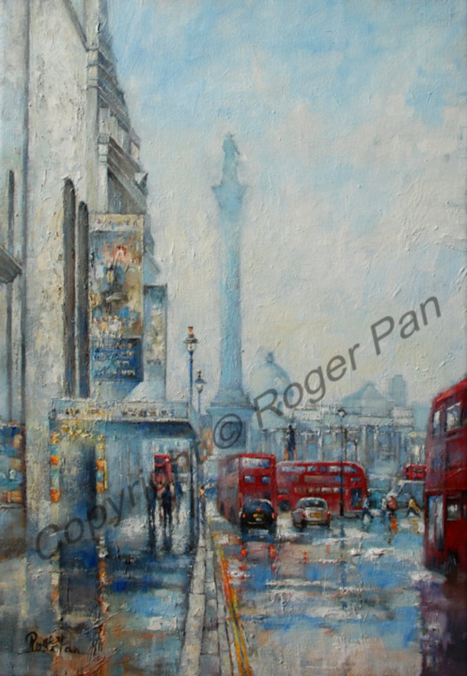 Original Oil Painting on Canvas by Roger Pan - Etsy