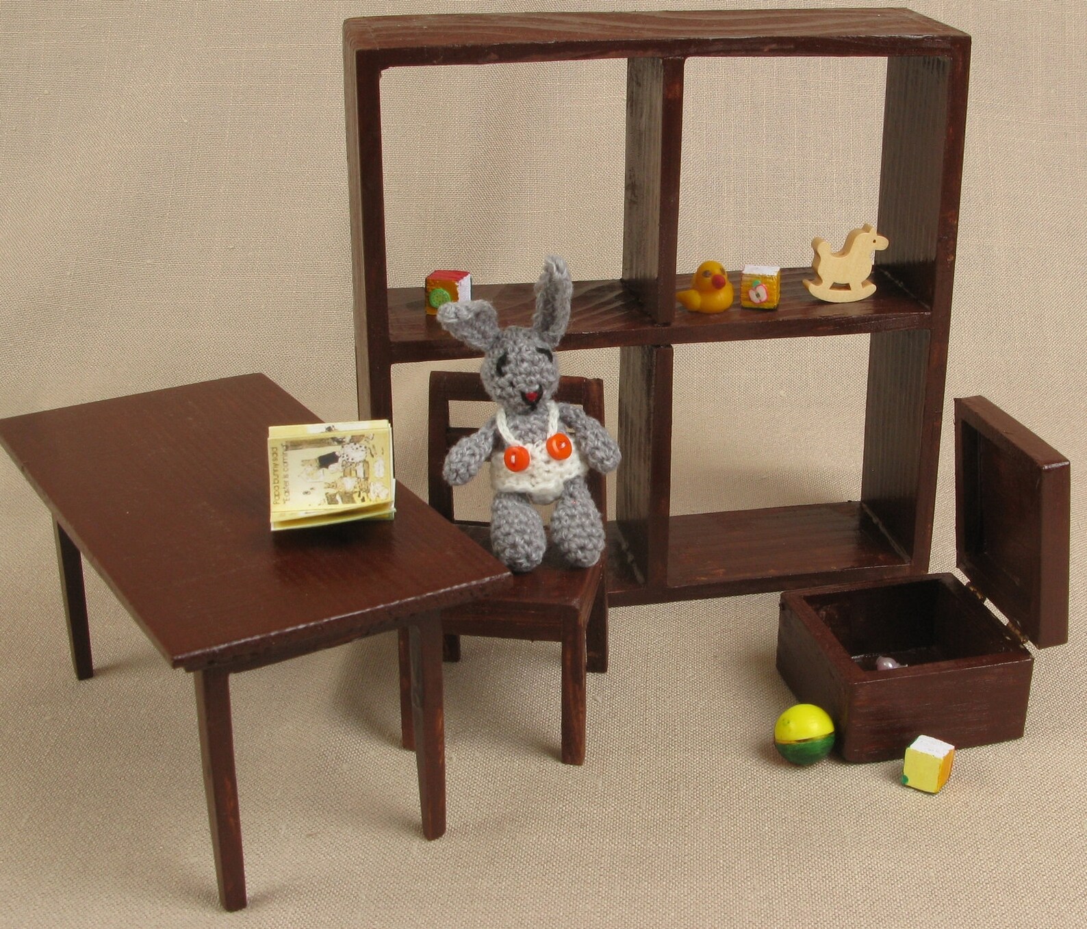 Playroom Set for Dolls Toys for Dollhouse Wooden Furniture - Etsy