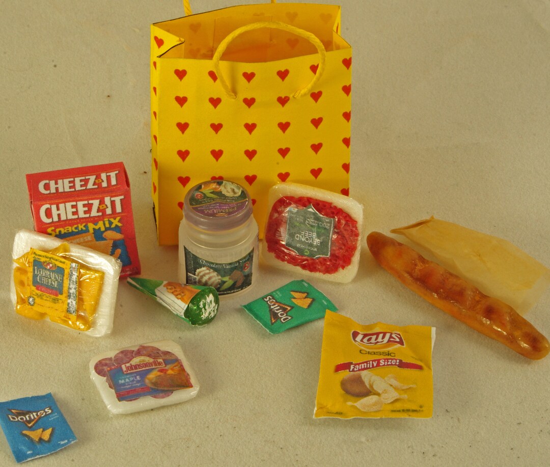 Artisan Handmade Miniature, Realistic Miniature Food Product Set for ...