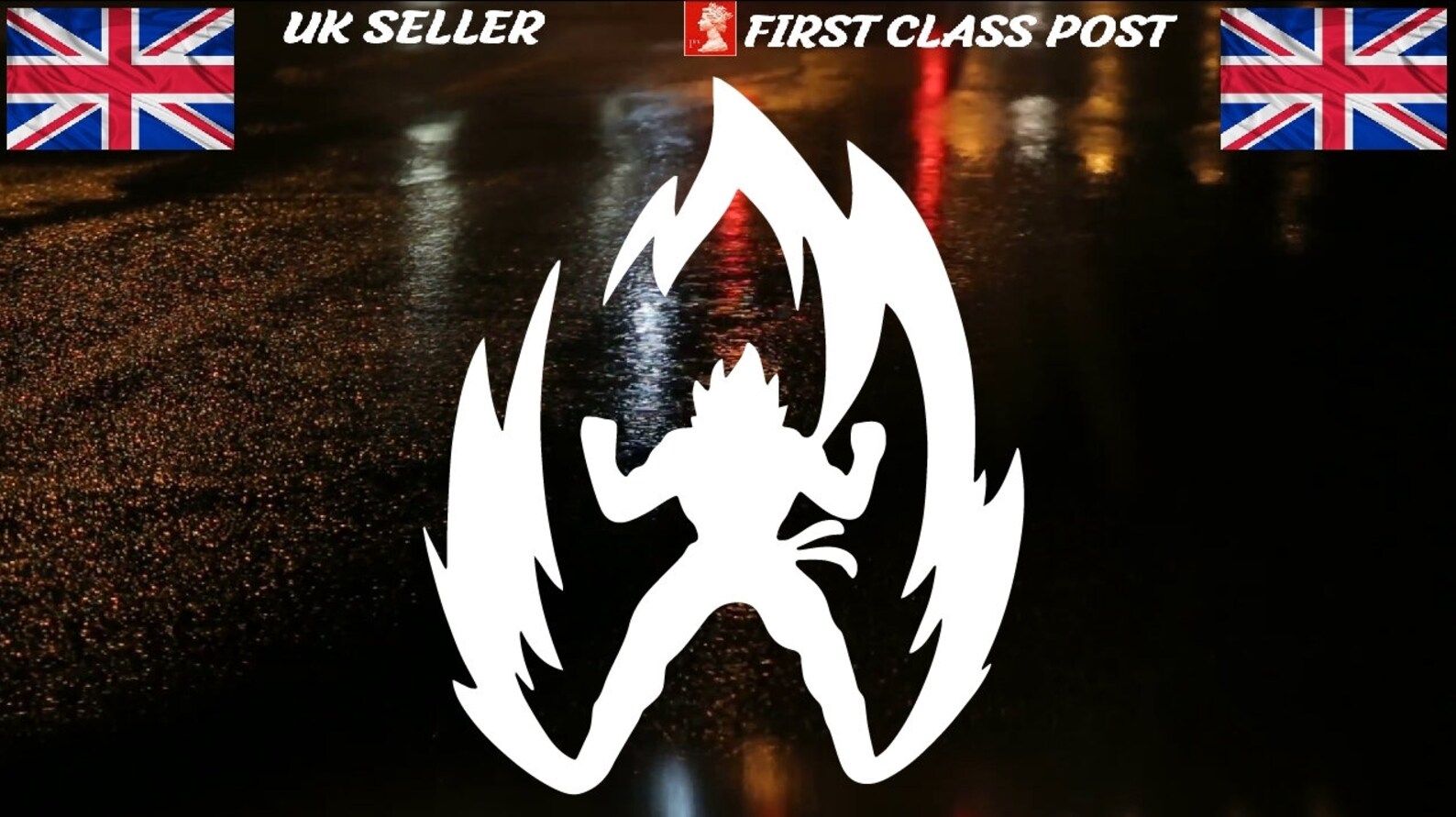 DBZ Super Saiyan Power up V2 Goku Decal Dragon Ball Z Stickers - Etsy