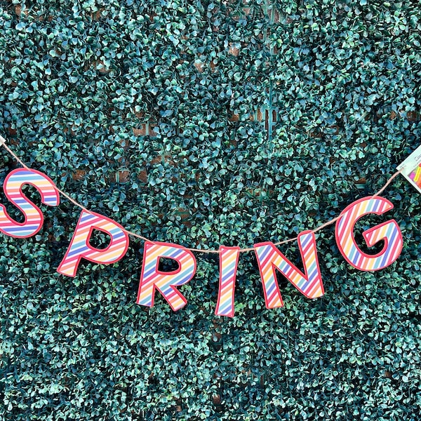 Striped Banner - Etsy