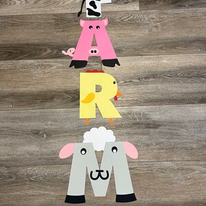 FARM Bulletin Board Letters, FARM Birthday Party Decor, FARM Animal ...