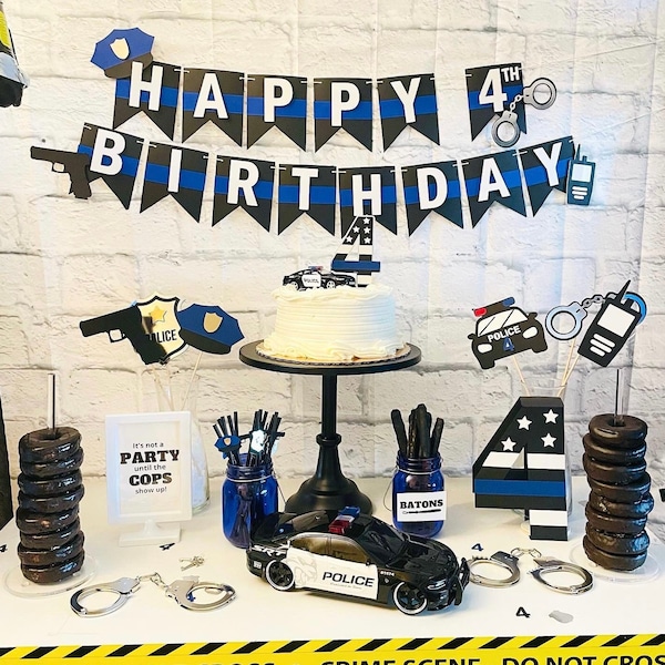 Police Decorations - Etsy