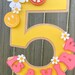 Five is a Vibe Cake Topper, Groovy Birthday Party Decorations, Retro ...