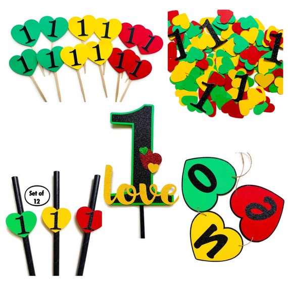 One Love Birthday Party Decorations One Love Decorations - Etsy