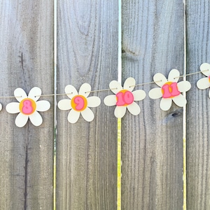 Groovy Birthday Party Banner, Groovy Monthly Photo Milestone Banner ...