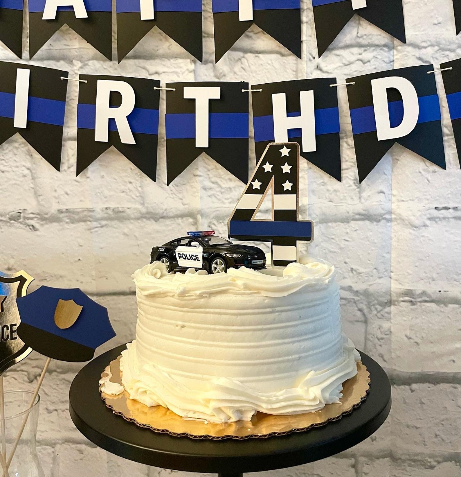 Police Officer Birthday Party Decorations, Law Enforcement Happy ...