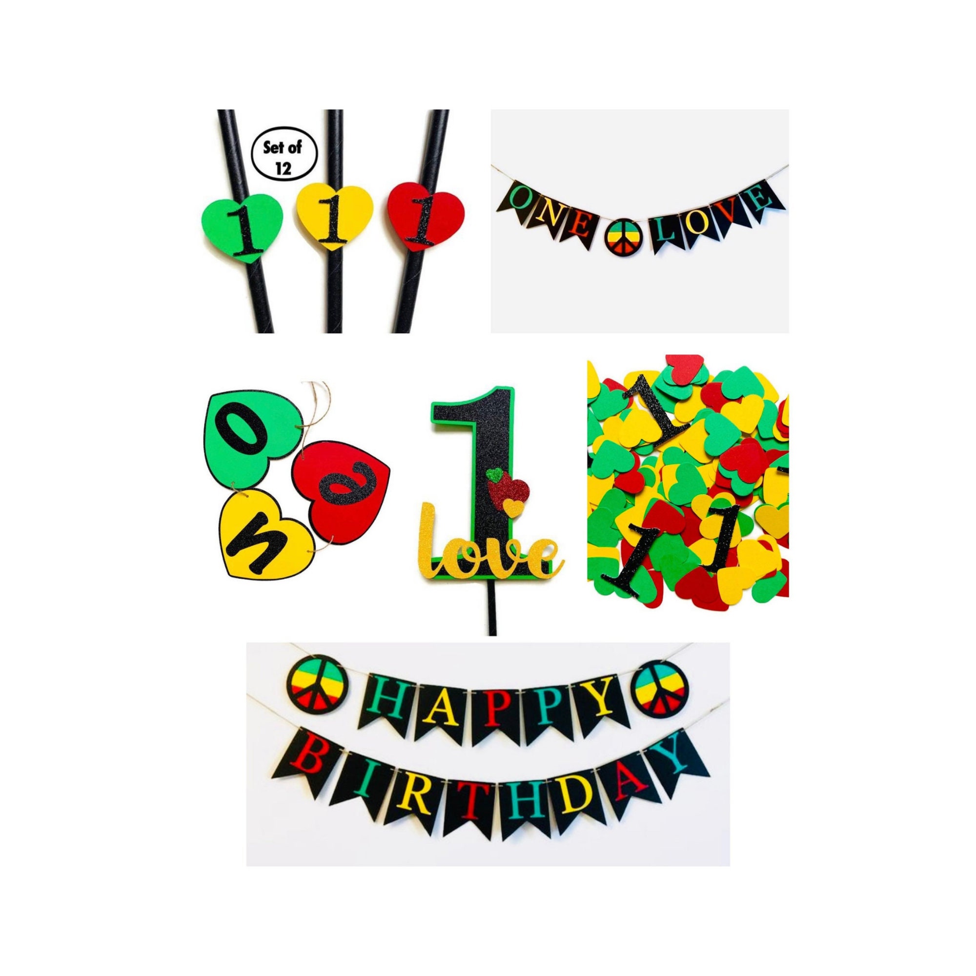 One love birthday party decorations One love decorations | Etsy