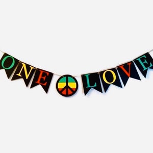 One Love Birthday Party Decorations , One Love Decorations , First ...
