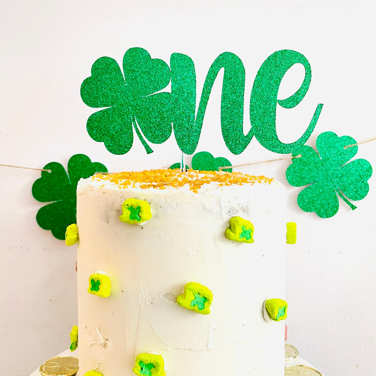 Lucky One Cake Topper Saint Patricks Day Cake Topper St - Etsy
