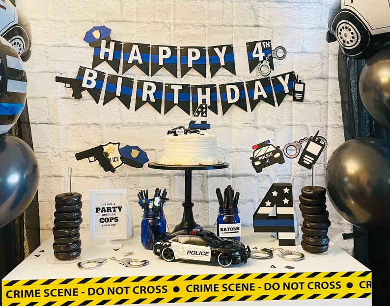 Police Officer Cake Toppers Law Enforcement Party - Etsy