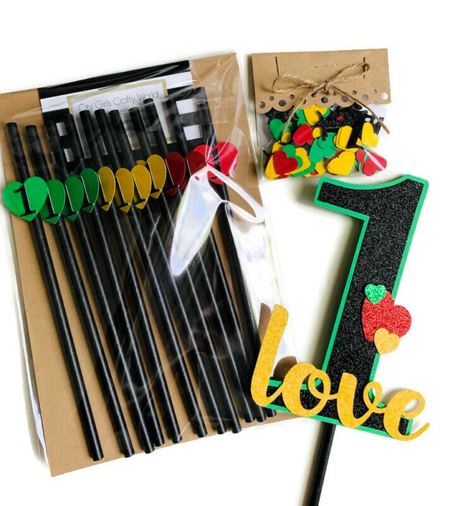 One Love Cake Topper , One Love Birthday , One Love Party Decor , One ...