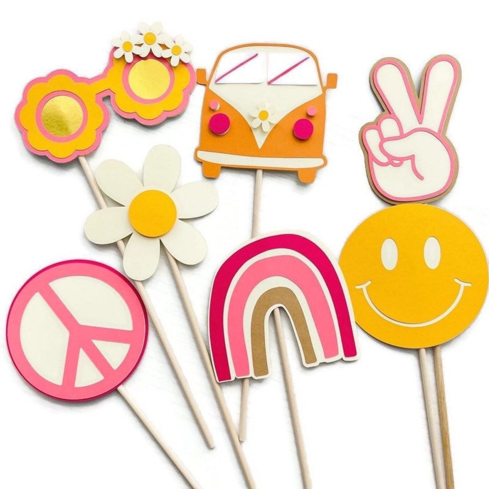 Groovy Birthday Party Decorations Groovy One Photo Booth - Etsy