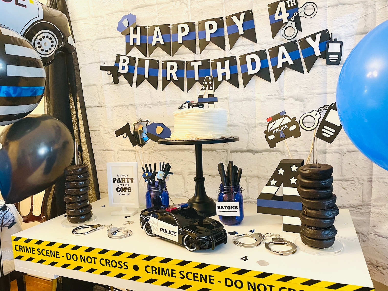 Police Officer Birthday Party Decorations Law Enforcement - Etsy