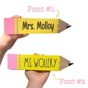 Teacher Classroom Decor, Personalized Teacher Name Desk Decoration ...