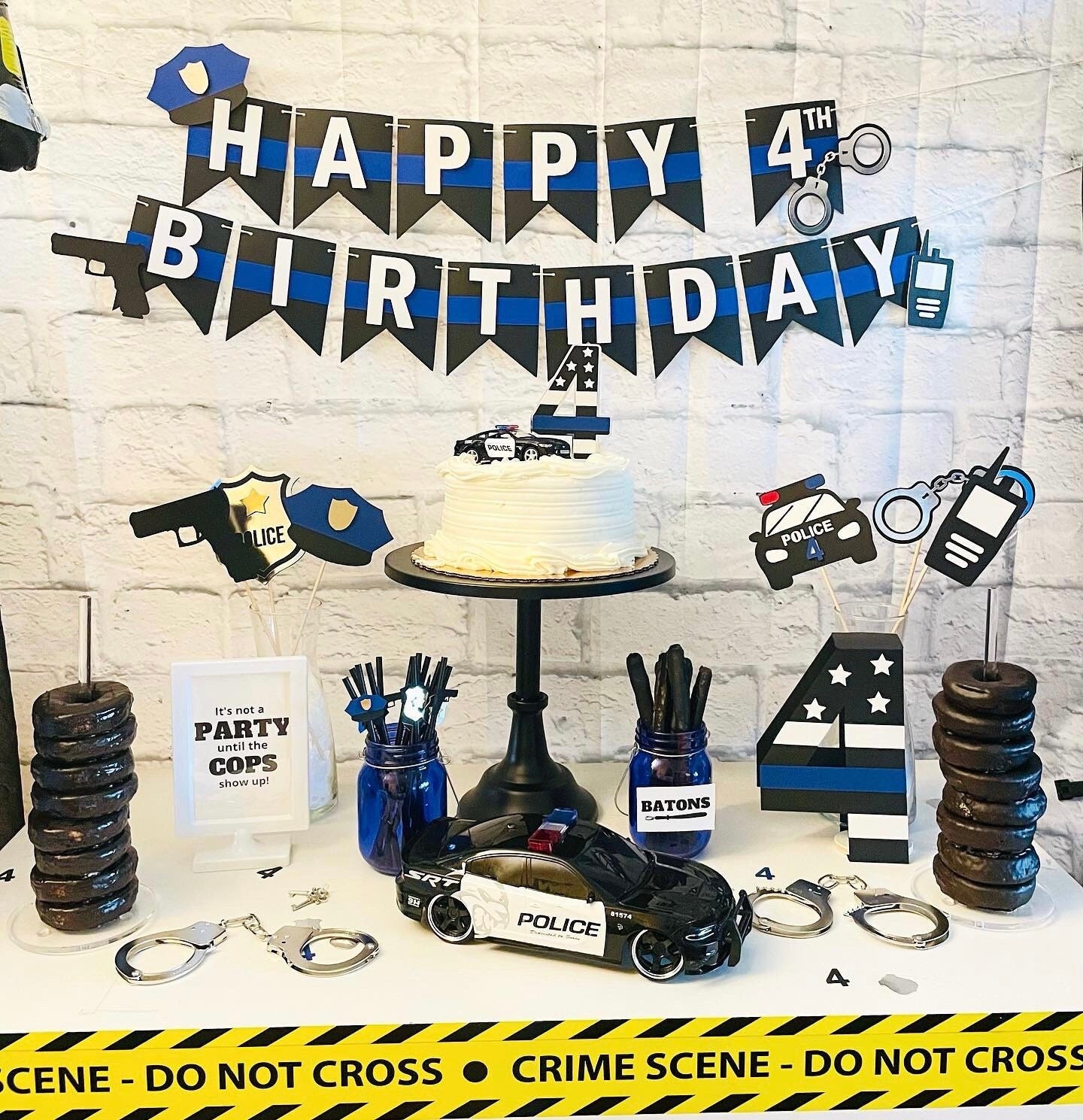 Police Officer Birthday Party Decorations Law Enforcement - Etsy