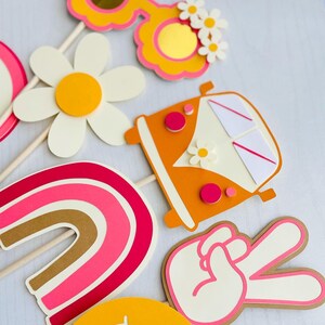 Groovy Birthday Party Decorations, Groovy One Photo Booth Props, 70s ...