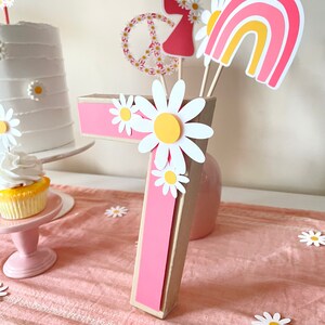 Daisy Birthday 3D Number, Daisy Paper Mache Standing Number, Wild One ...