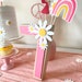 Daisy Birthday 3D Number, Daisy Paper Mache Standing Number, Wild One ...