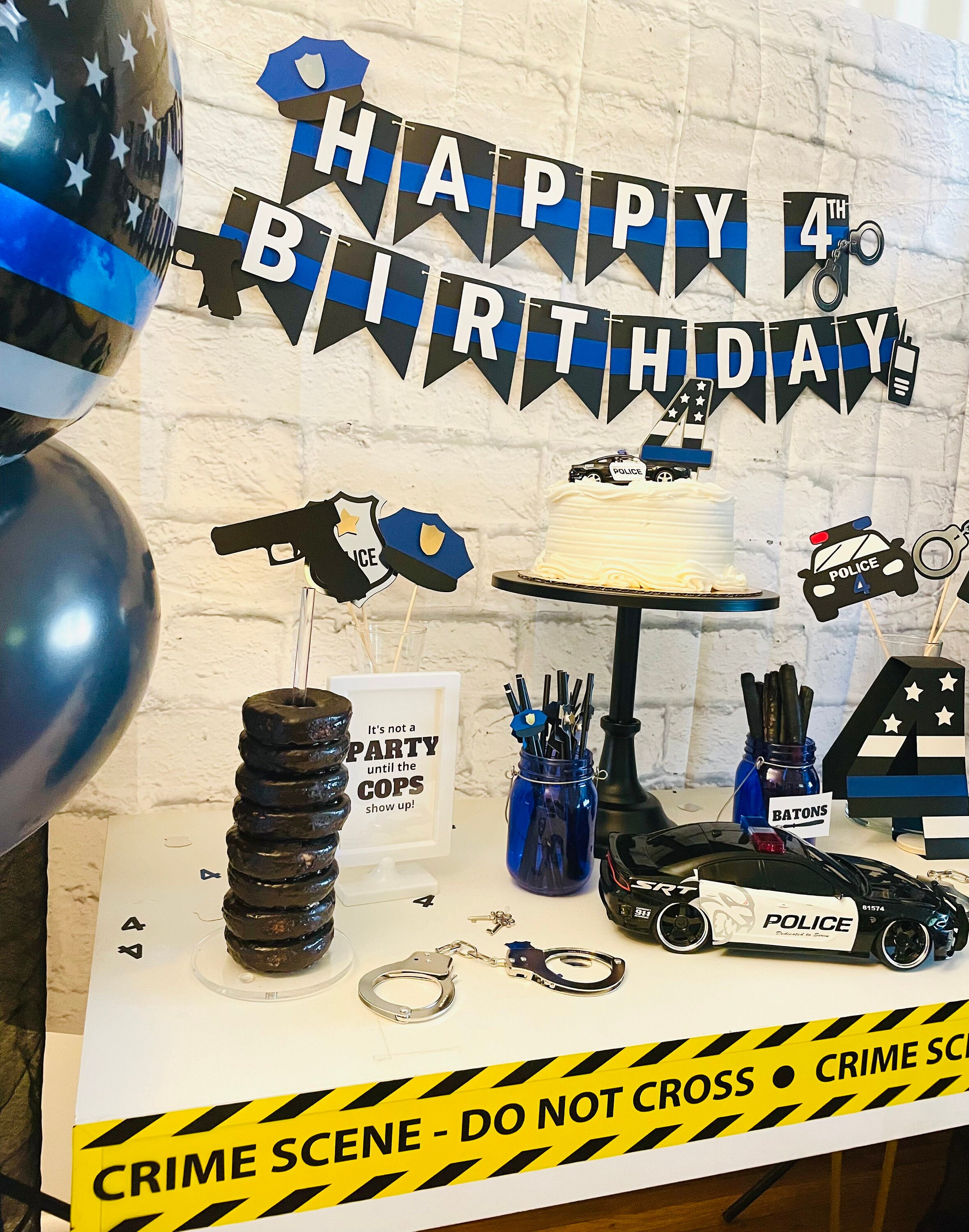 Police Officer Birthday Party Decorations Law Enforcement - Etsy