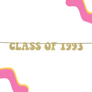 Class of 1993 Banner Highschool Reunion Banner 30 Years - Etsy