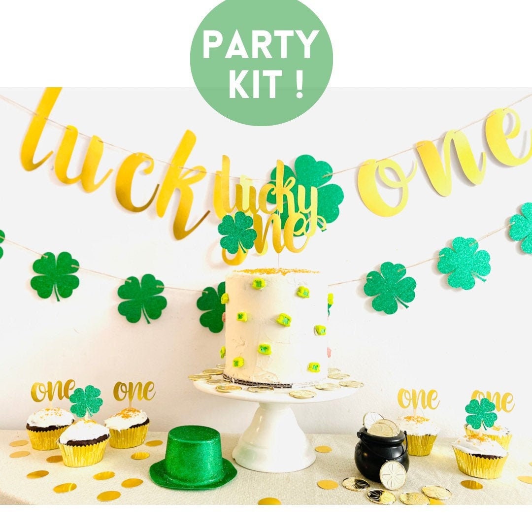 Lucky one birthday party , Saint Patrick's Day birthday , Saint Patrick ...