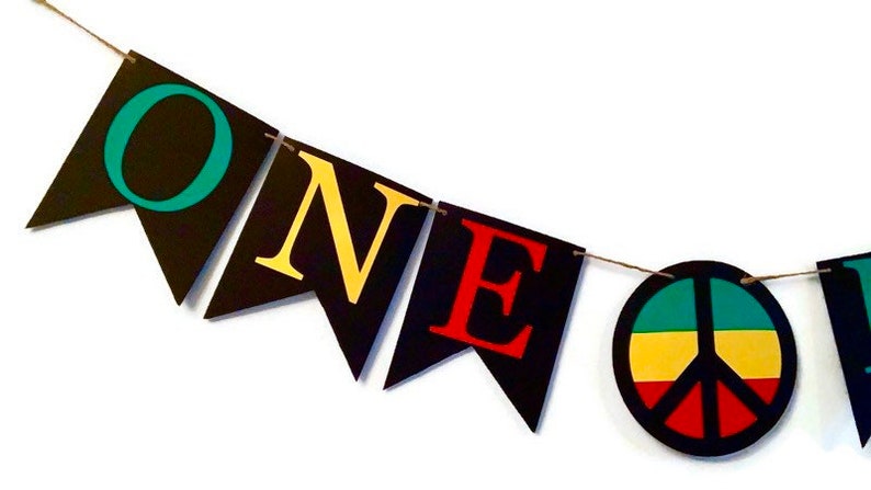 One Love Birthday Banner , One Love Party Decor , One Love Banner , One ...