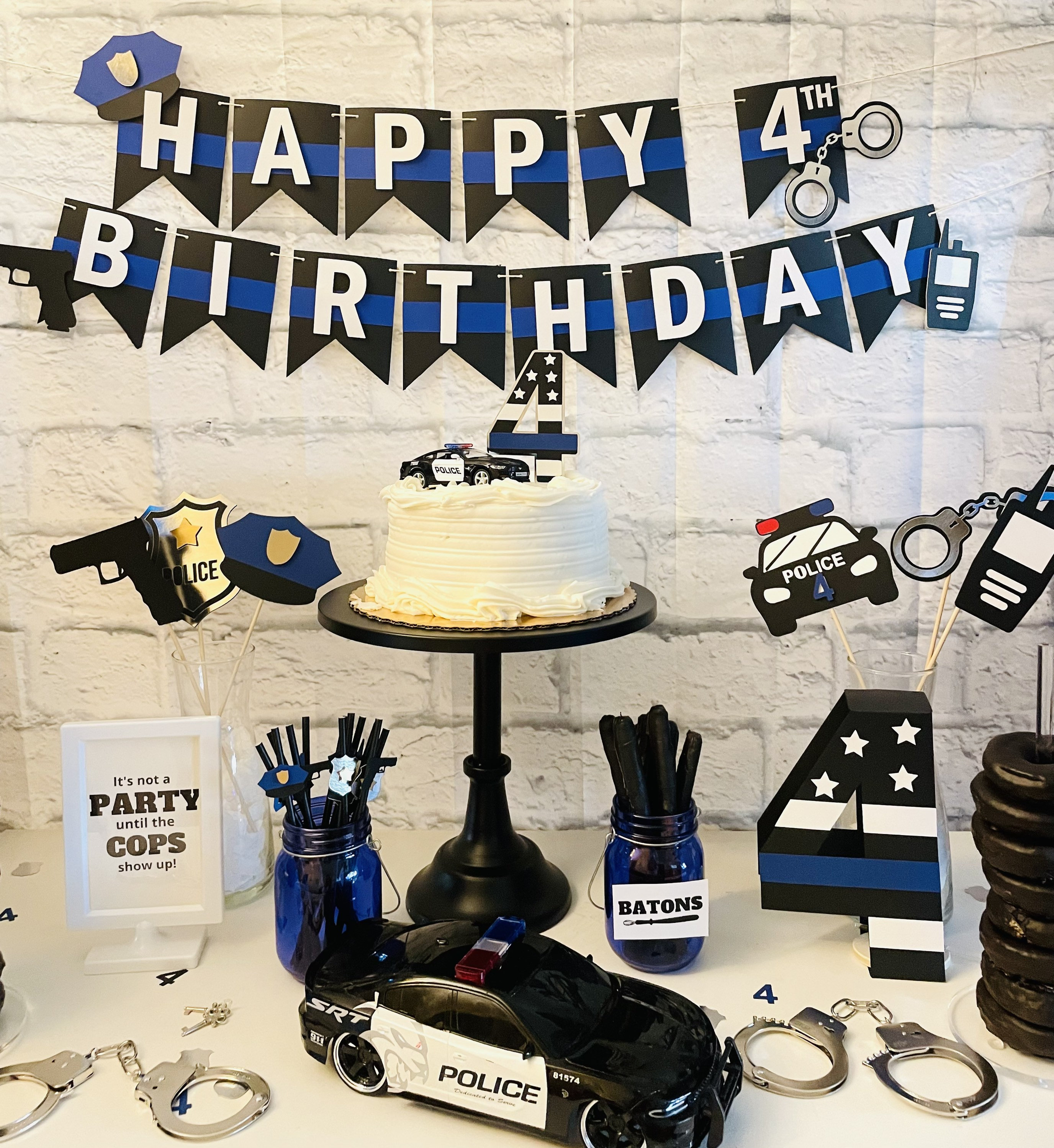 Policeman Birthday Cake