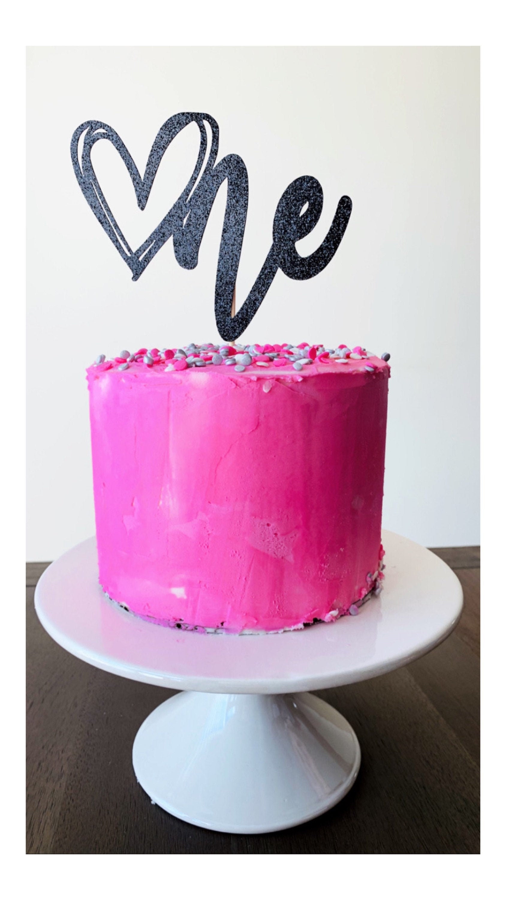 Valentines Day Cake Topper , Sweet One Party Decor , Valentines Day ...