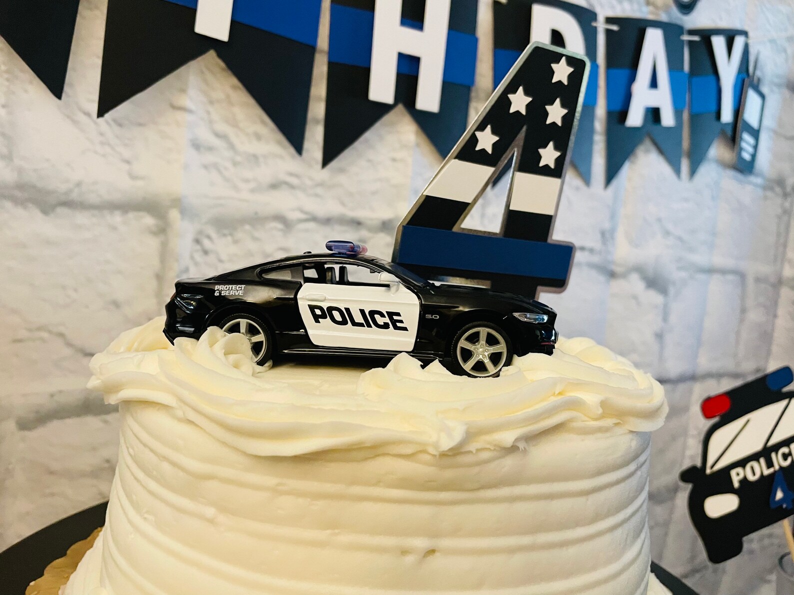 Police Officer Cake Toppers Law Enforcement Party - Etsy
