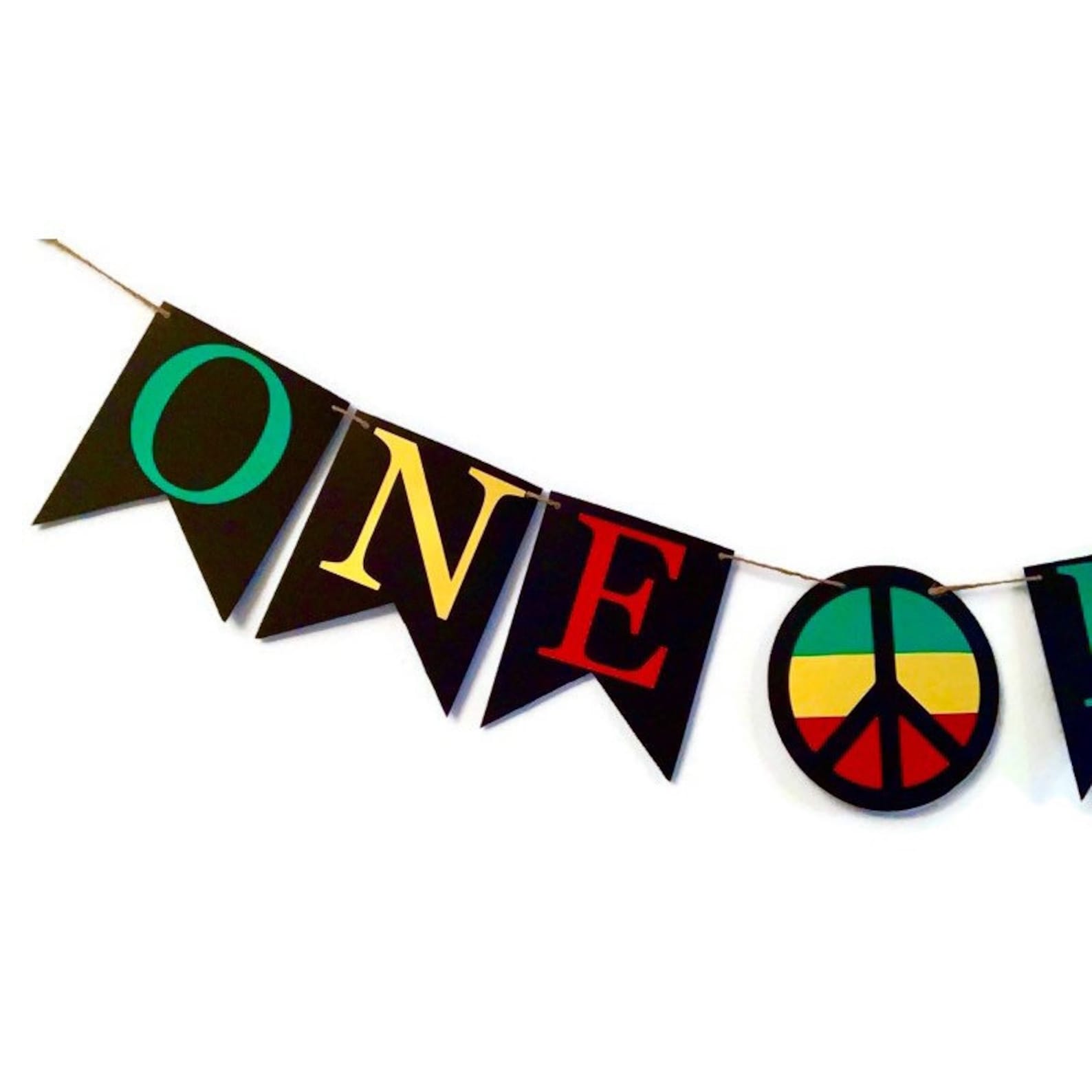 One Love Birthday Banner One Love Party Decor One Love - Etsy