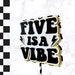 Five is a Vibe Birthday Party Decorations, 5 is a Vibe Cake Topper ...
