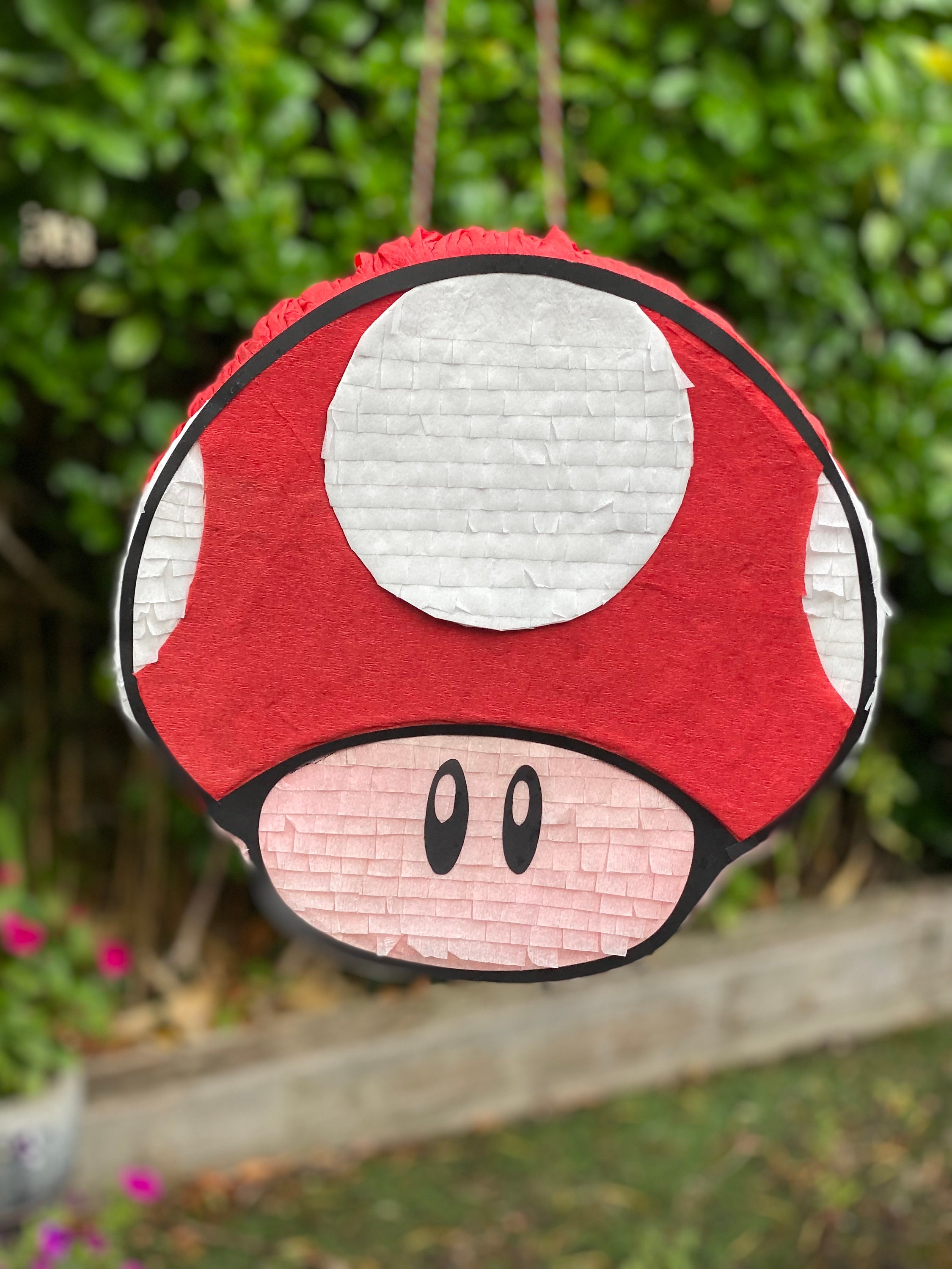 Mushroom Super Mario Inspired Pinata. Eco-friendly Made From - Etsy