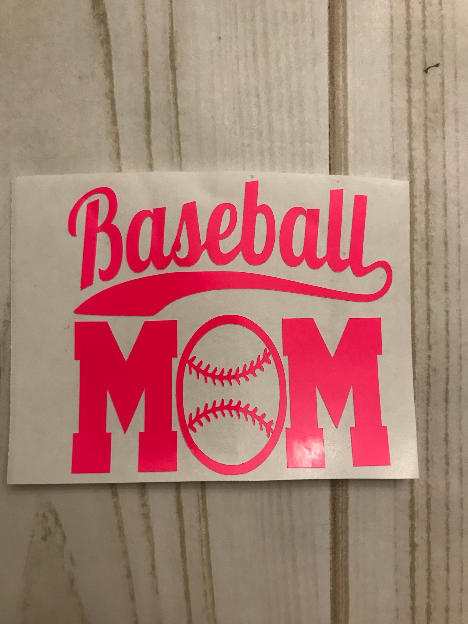 Baseball Mom/ Softball Mom Vinyl Sticker for Tumbler or Car - Etsy