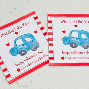 Printable Valentines, Wheelie, Digital Download - Etsy