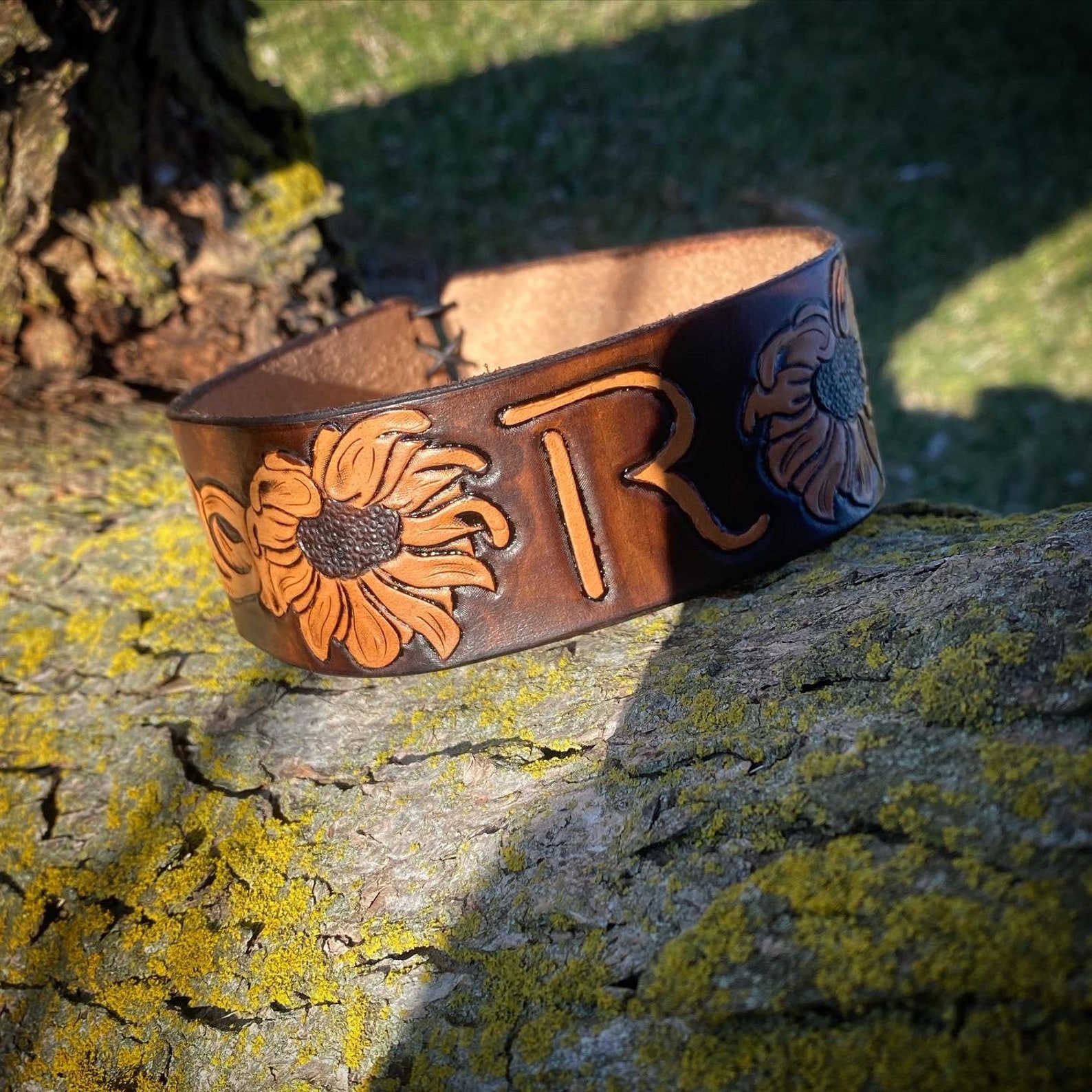 Leather Tooled Wedding Garter - Etsy